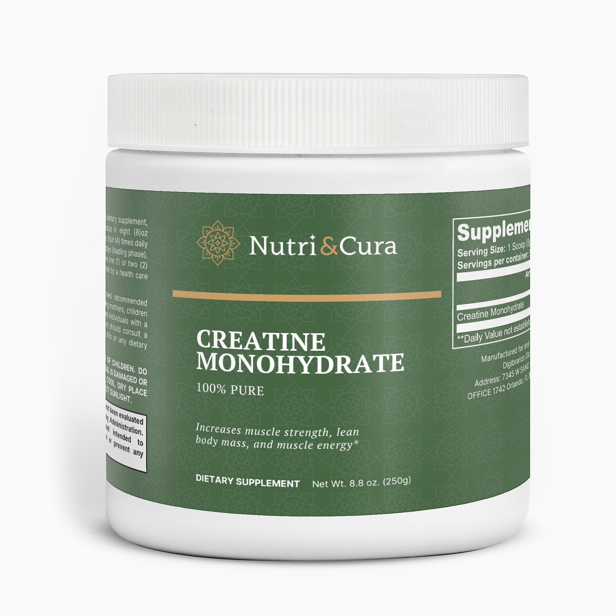 Creatine Monohydrate – Nutri & Cura